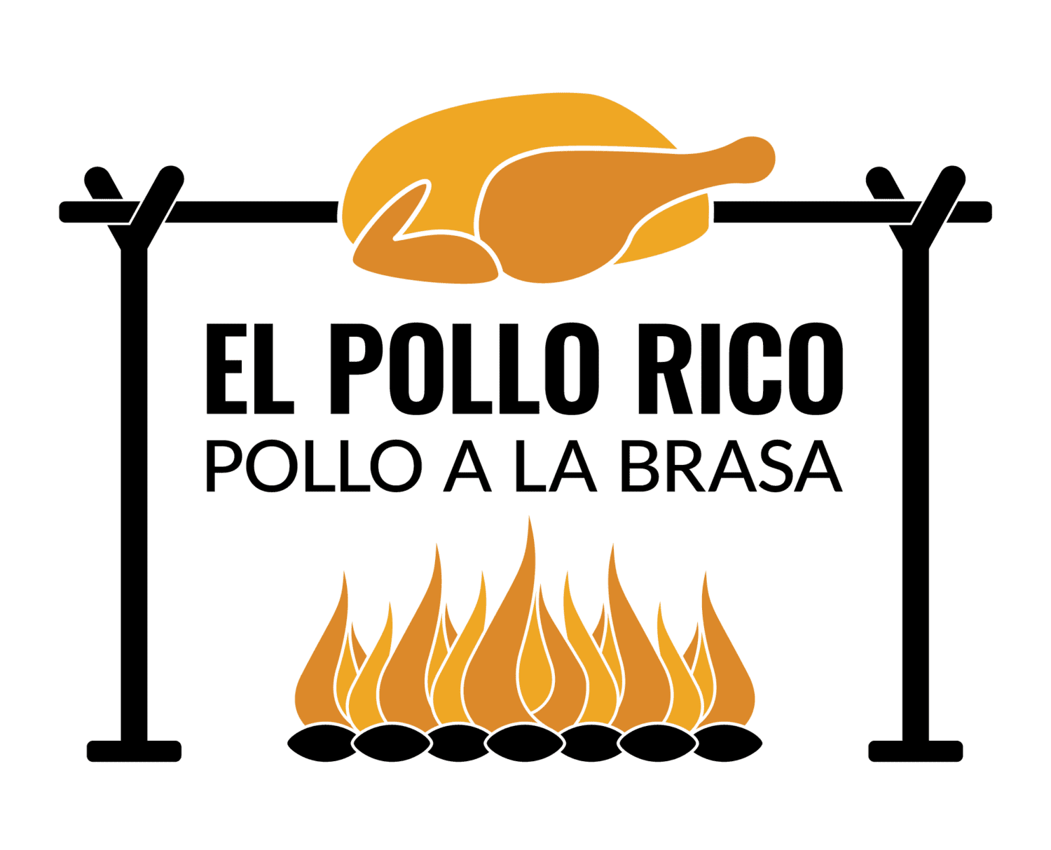 El Pollo Rico Logo - Custom Designed Logo in Arlington, Virginia
